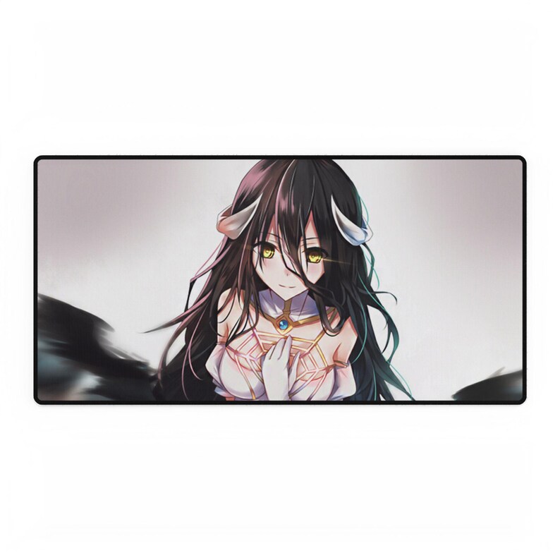 Albedo Overlord Anime Inspired Gothic Anime Desk Mat for Gaming, Office ...
