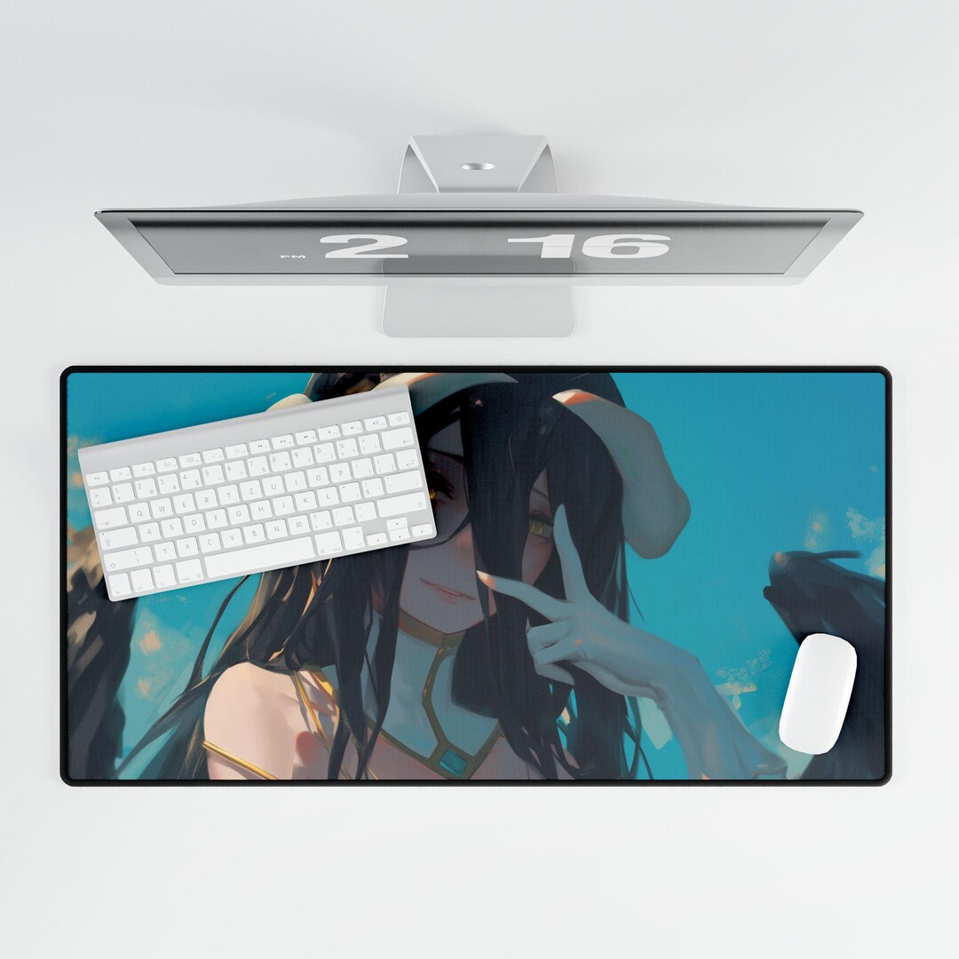 Albedo Overlord Anime Inspired Fantasy Art Desk Mats for Gaming ...