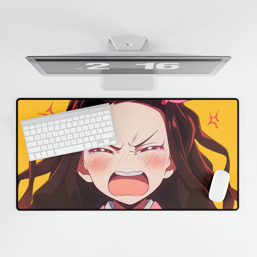 Nezuko Demon Slayer Inspired Anime Desk Mat Cute Character Gaming Mouse ...