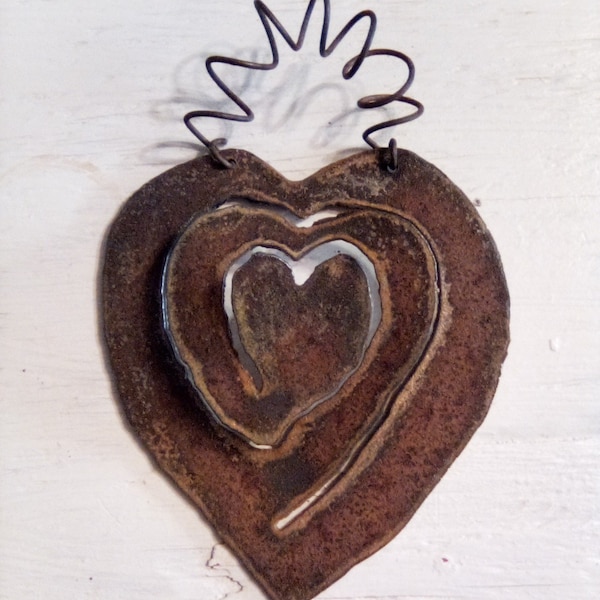 Wire Heart - Etsy