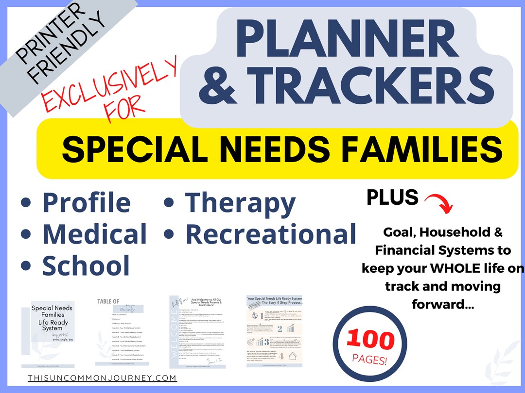 Planner EXCLUSIVELY for Special Needs Families - Life Ready System ...
