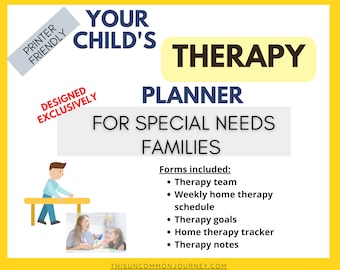 SCHOOL Planner and Tracker EXCLUSIVELY for Special Needs Families - Etsy