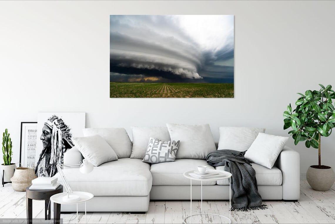 Storm Photo - Monster Supercell Over Central Nebraska - Weather, Sky ...