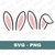 Bunny Ears Svg Easter Bunny Svg Easter Svg Bunny Svg Rabbit Ears Svg ...