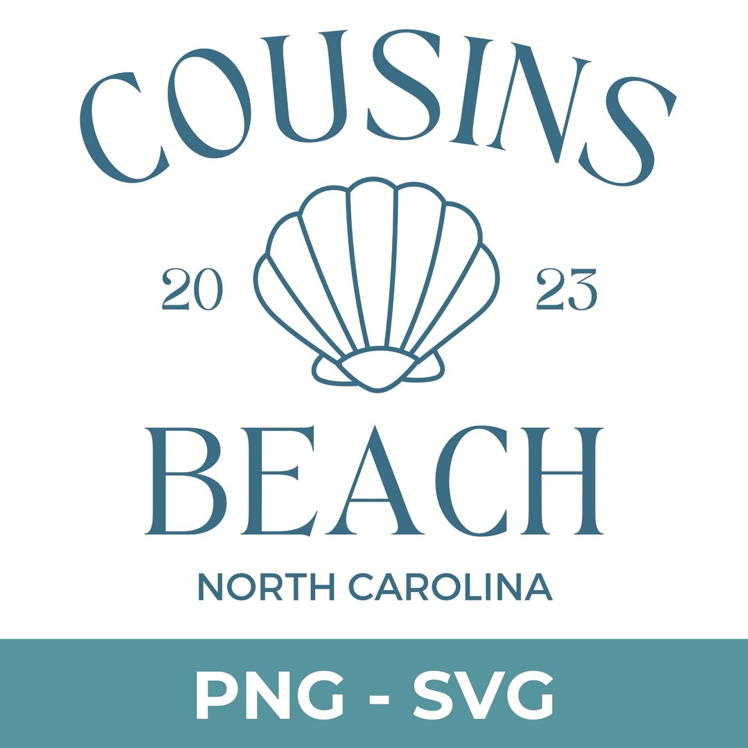 Cousins Beach SVG Digital Commercial Use PNG Cricut Silhouette Cameo - Etsy