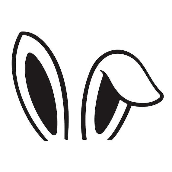 Bunny Ears Silhouette