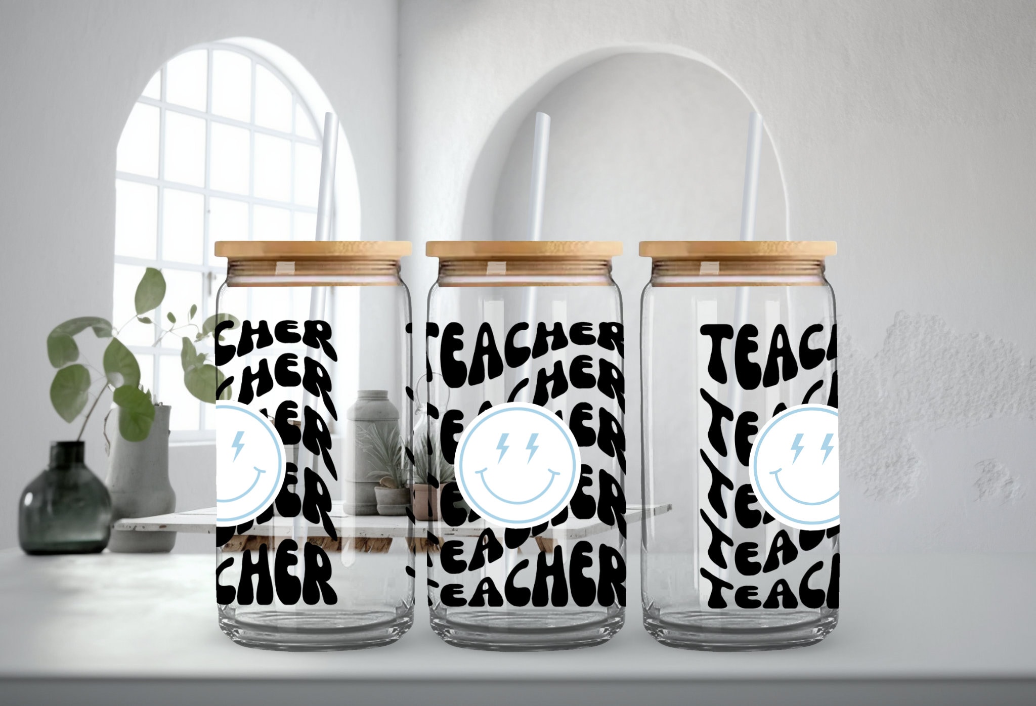 Teacher Glass Can Svg Glass Can Svg Teacher Svg Libbey - Etsy