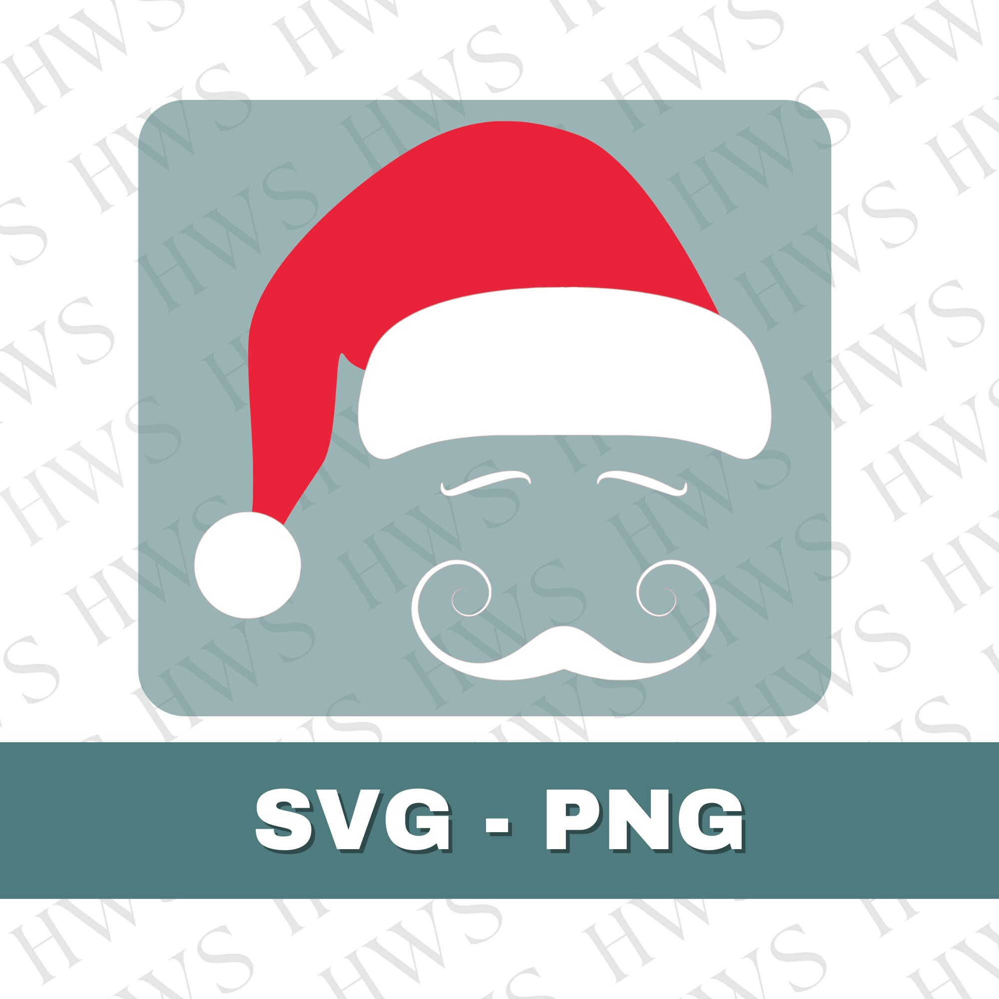 Santa Face Svg | Santa Svg | Santa Clause | Santa Clipart | Santa Cut ...