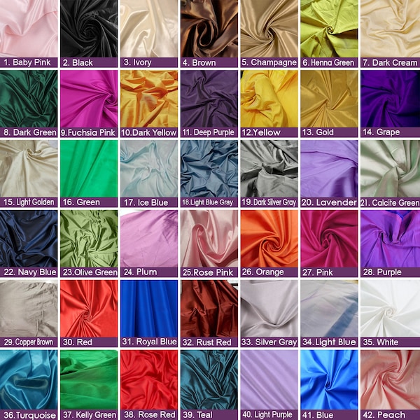 Taffeta Fabric - Etsy
