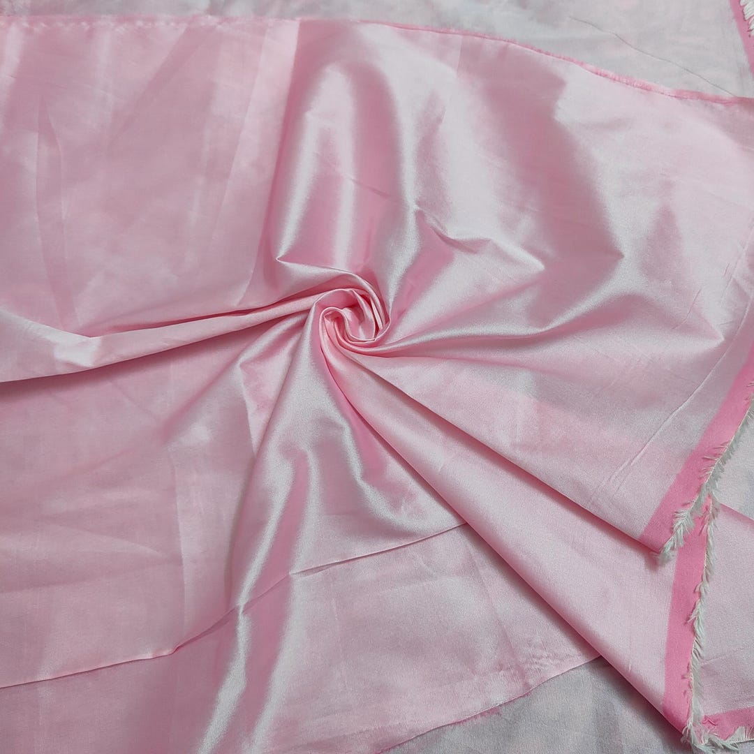 Baby Pink Polyester Taffeta Fabric: 54" Wide Gown Fabric - Etsy