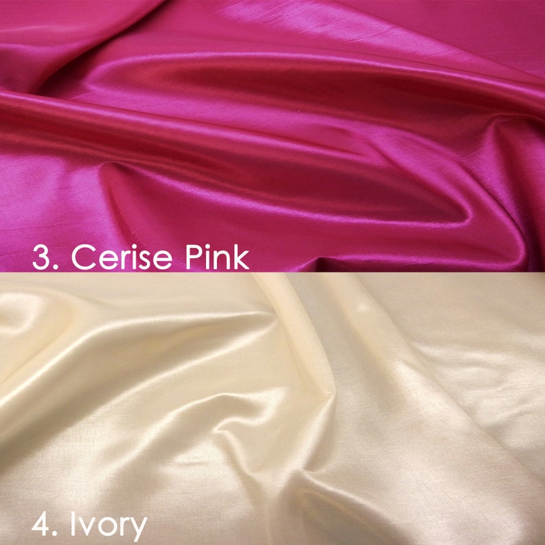 13 Colors Taffeta Fabric Plain Taffeta Fabric Taffeta Silk - Etsy