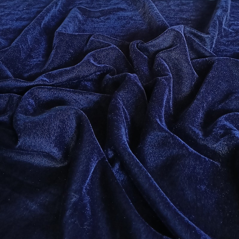 Sapphire Blue Fabric - Etsy