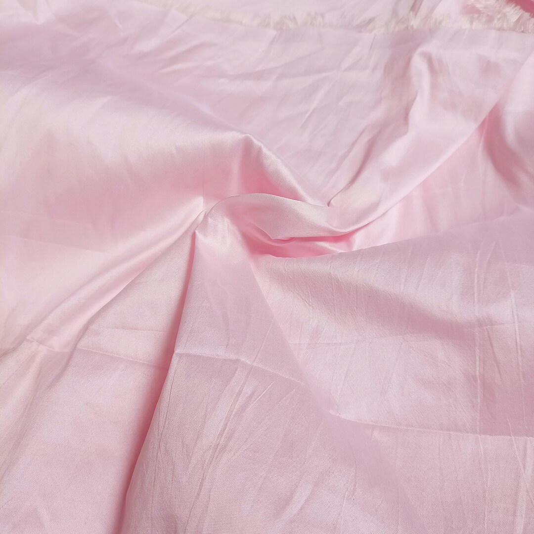 Baby Pink Polyester Taffeta Fabric: 54" Wide Gown Fabric - Etsy