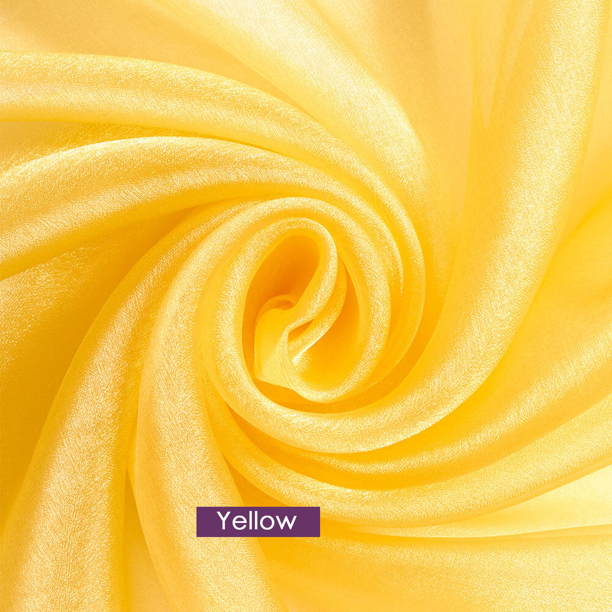 Assorted Colors Organza Fabric, 44" Wide Sheer Organza Fabric ...