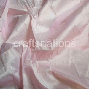 Baby Pink Polyester Taffeta Fabric: 54" Wide Gown Fabric - Etsy