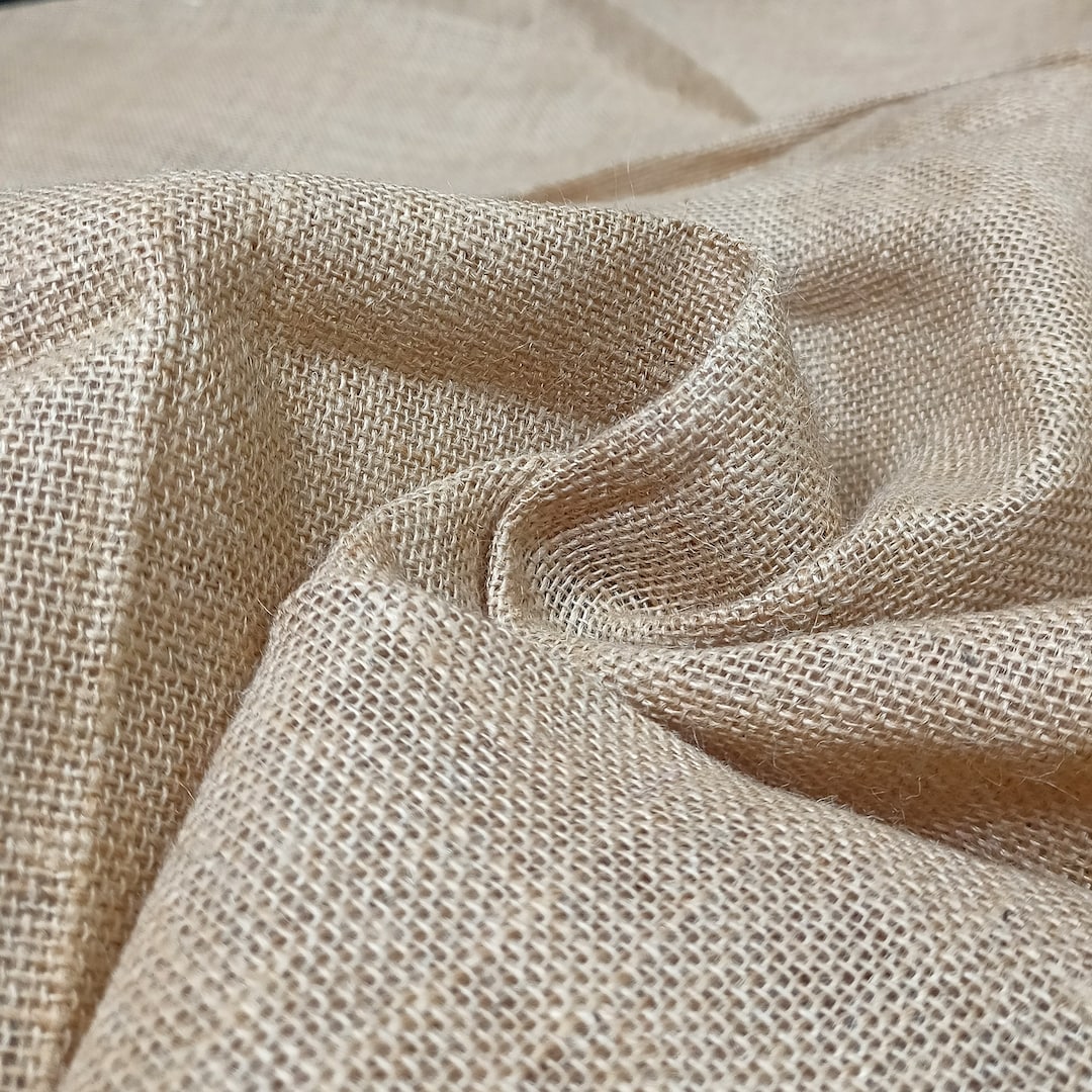 Natural Jute Burlap Fabric: 52" Wide Hessian Cloth - Etsy