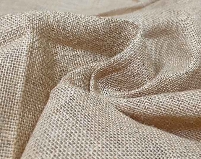 Hessian Fabric Woven Natural Jute Burlap Garden Wedding Rug Craft Sack ...