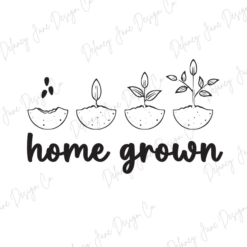 Home Grown Svg - New Baby Svg - Baby Svg - Baby Gift Svg - Cut File for ...