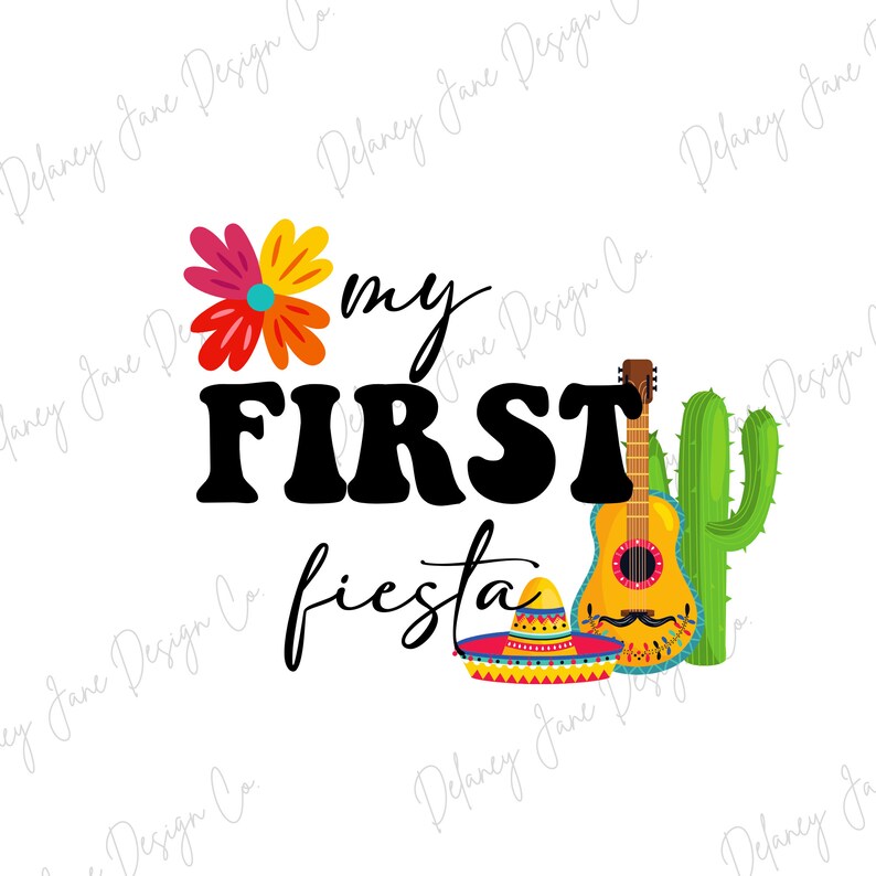 First Fiesta Svg - First Birthday Svg - Fiesta Birthday - Birthday Svg ...