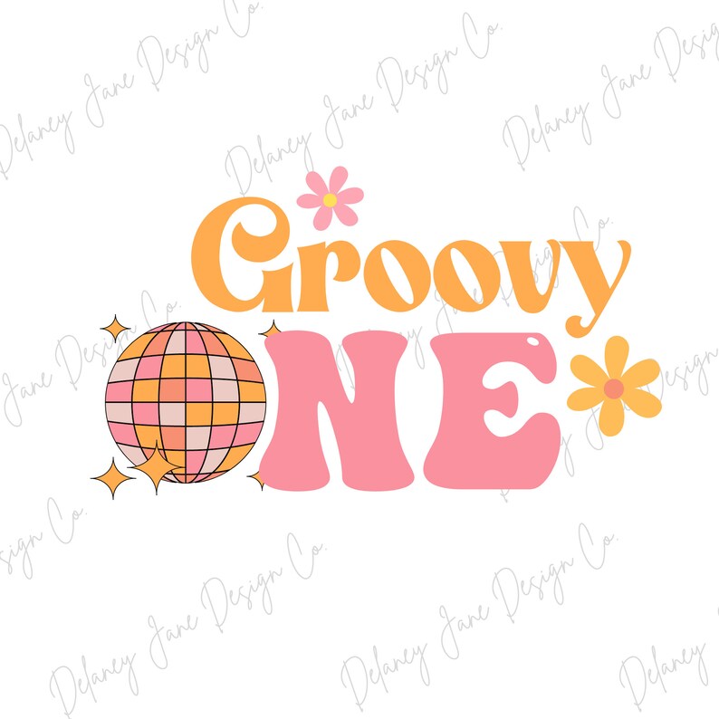 Groovy One Svg - First Birthday Svg - Groovy Birthday Svg - Birthday ...