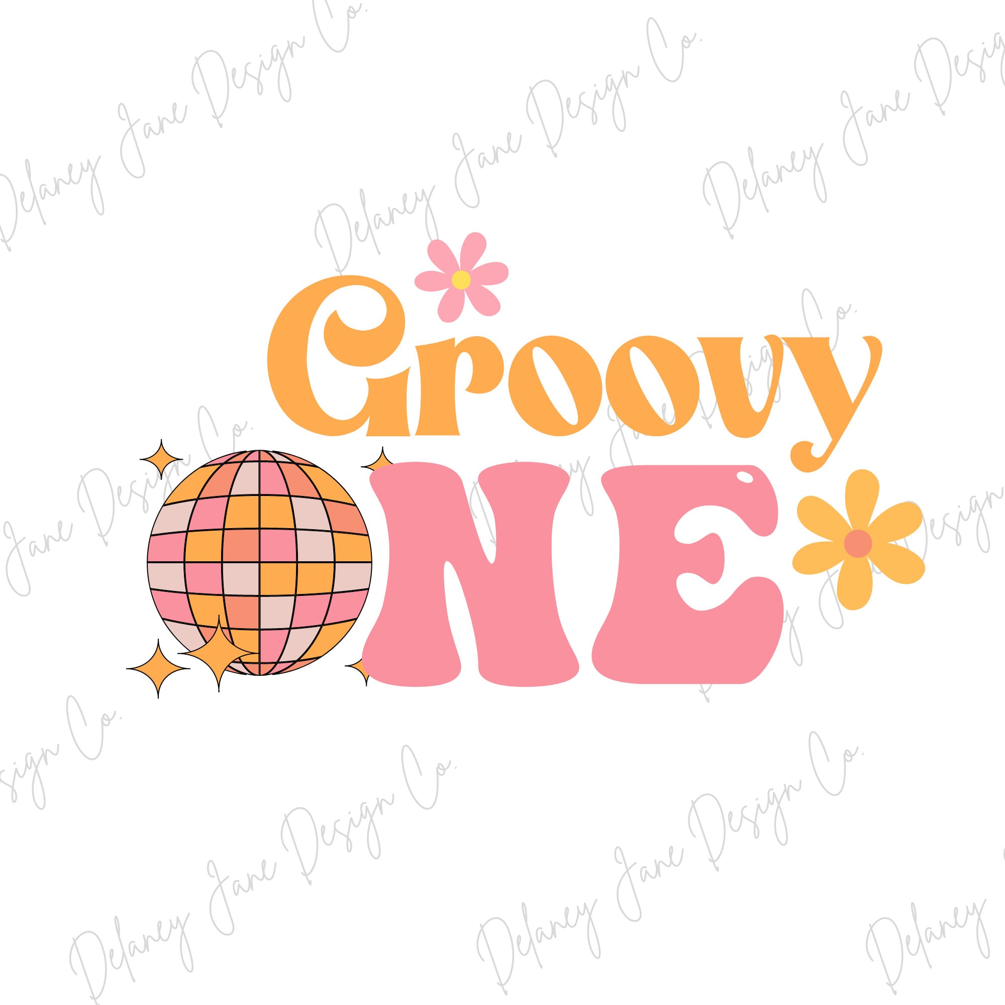 Groovy One Svg - First Birthday Svg - Groovy Birthday Svg - Birthday ...