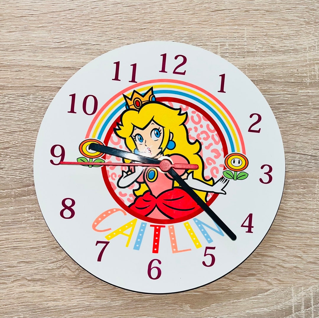 Personalised Wall Clock - Character Design. Made to Order. - Etsy