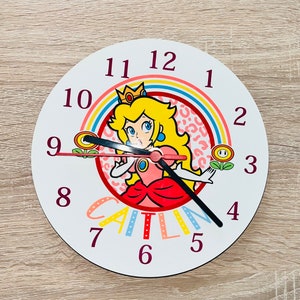 Personalised Wall Clock Character Design. Made to Order. - Etsy