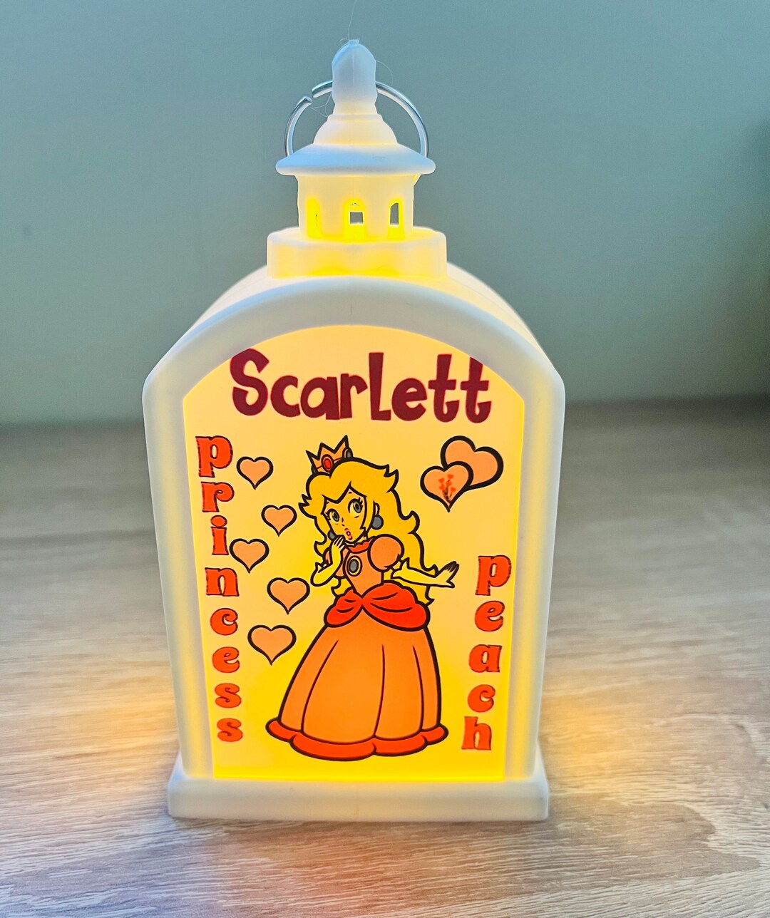 Character Themed Personalised LED Lantern. Bedtime Desk Light. Night ...
