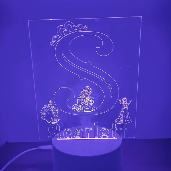 Princess Night Light - Etsy