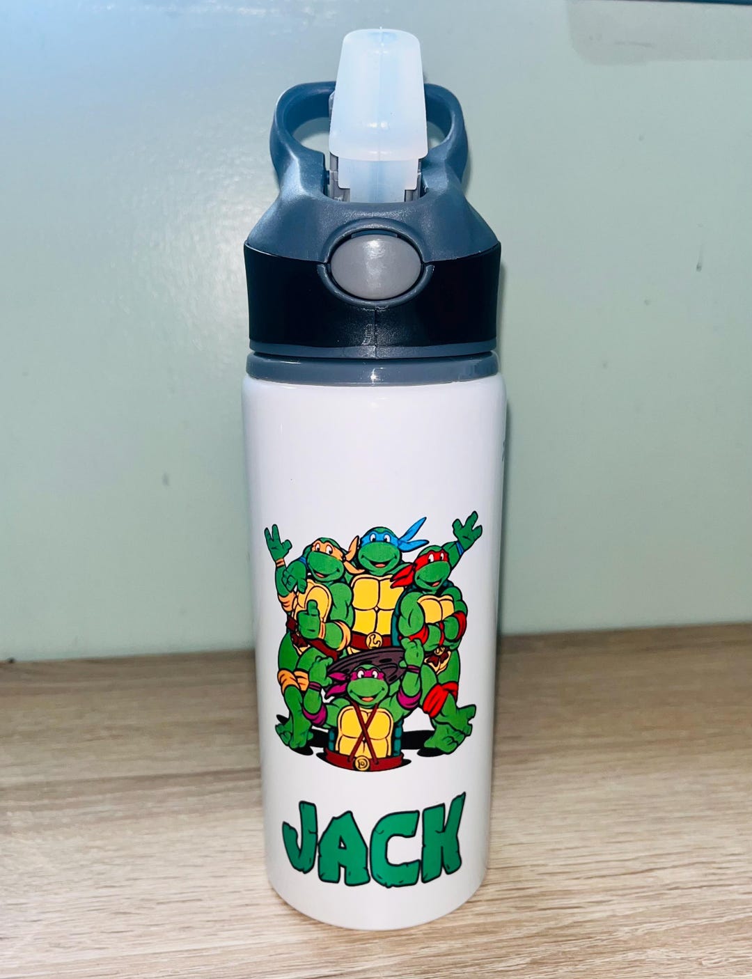Character Themed Personalised 600ml Aluminium Water Bottles - Made With ...