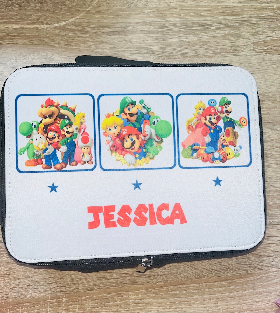 Character Themed Personalised Lunch Bag. Insulated School Lunch Bag/box ...