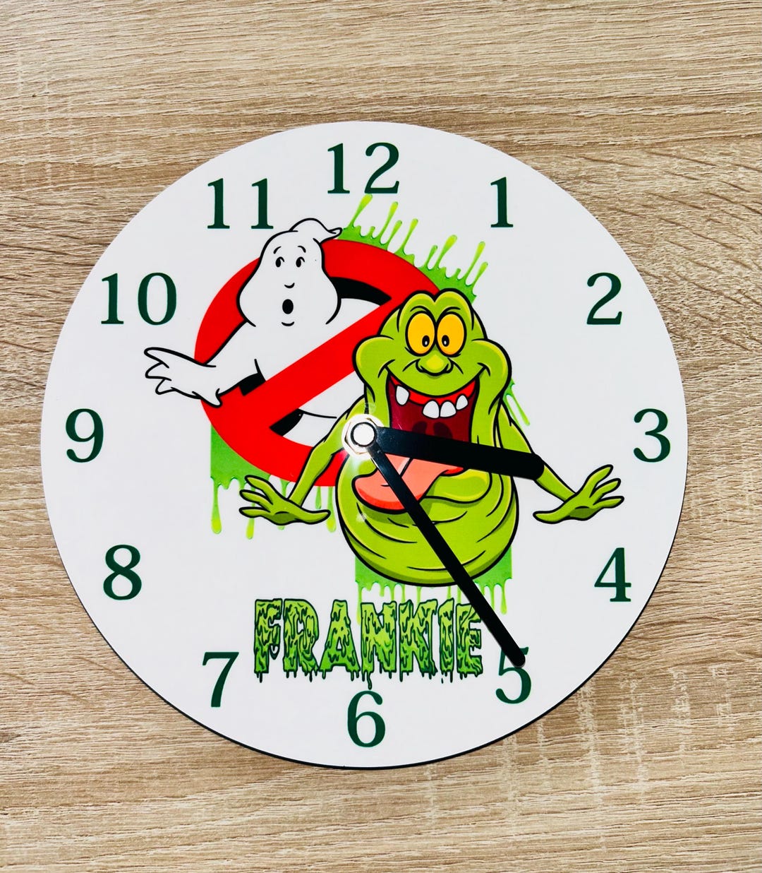 Personalised Wall Clock Character Design. Made to Order. - Etsy