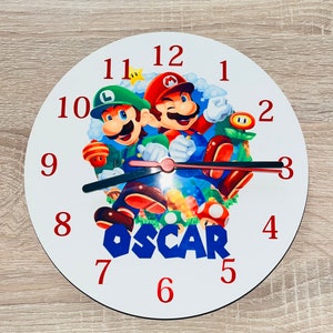Personalised Wall Clock Character Design. Made to Order. - Etsy