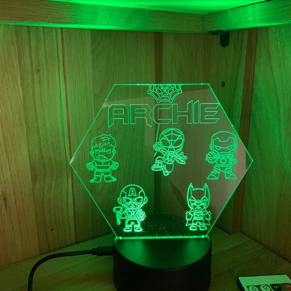 Superhero Light - Etsy