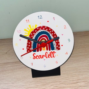 Personalised Wall Clock Character Design. Made to Order. - Etsy