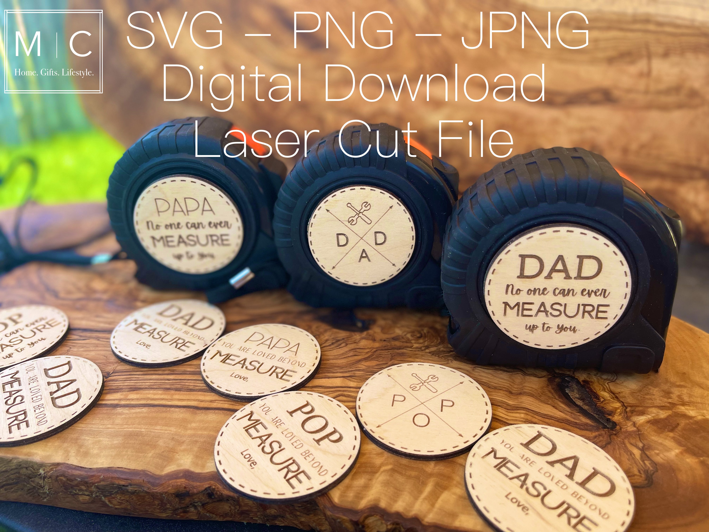 Tape Measure SVG Father's Day SVG Measuring Tape SVG - Etsy Canada