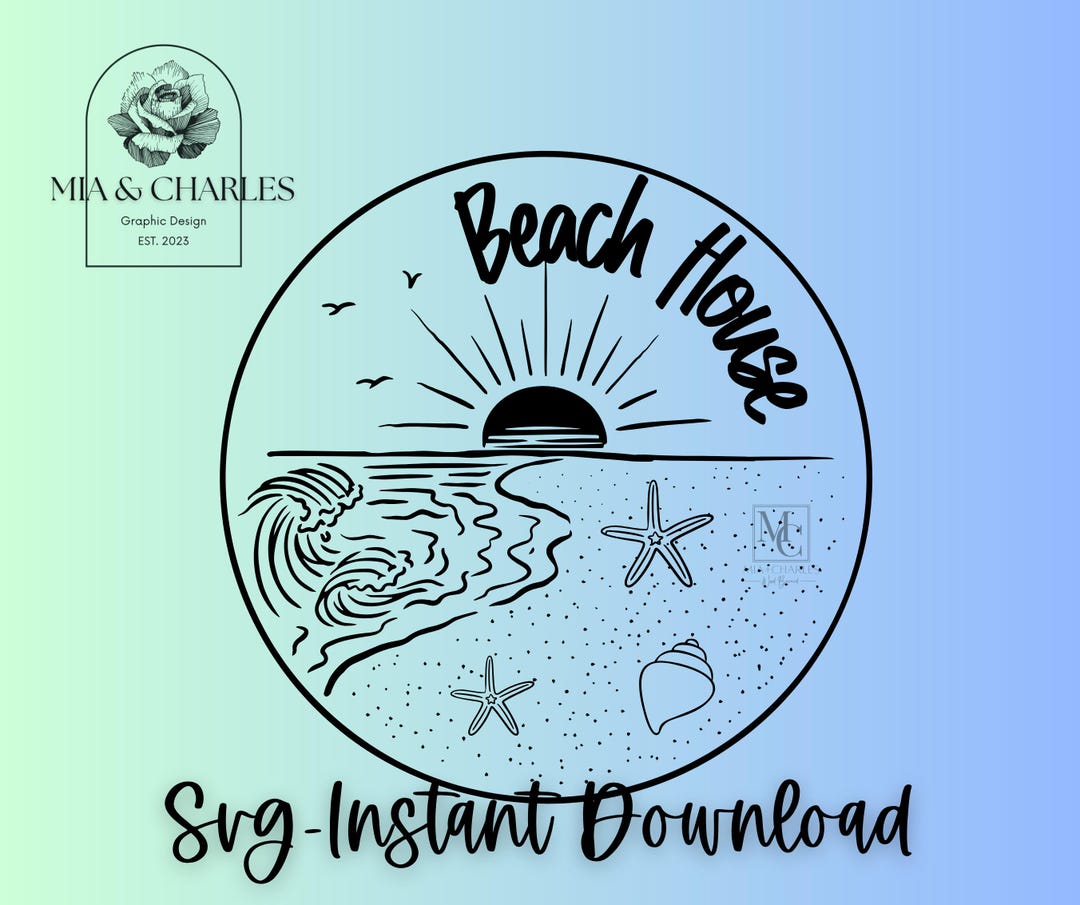 Beach House Svg, Summer Home Svg, Hello Summer Svg, Beach Sag. - Etsy