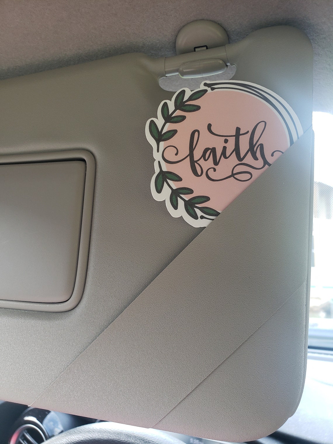 Faith Circle Sticker - Etsy