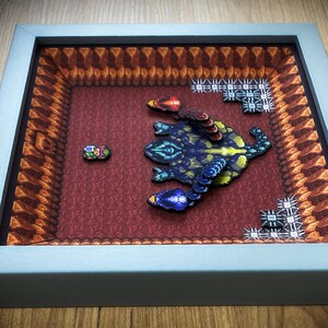 Nintendo Zelda A Link to the Past Shadow Box 3D Effect Wall Art Limited ...