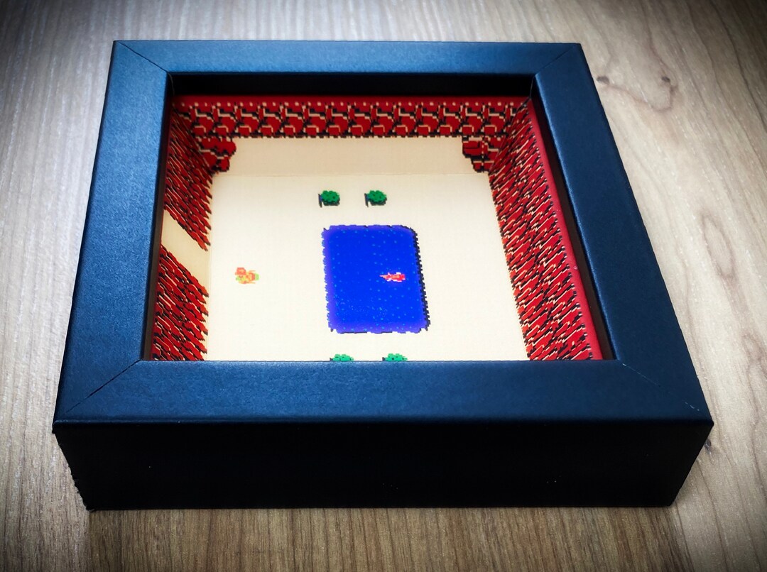 Nintendo - Legend of Zelda - Shadow Box - 3D Effect - Wall Art ...