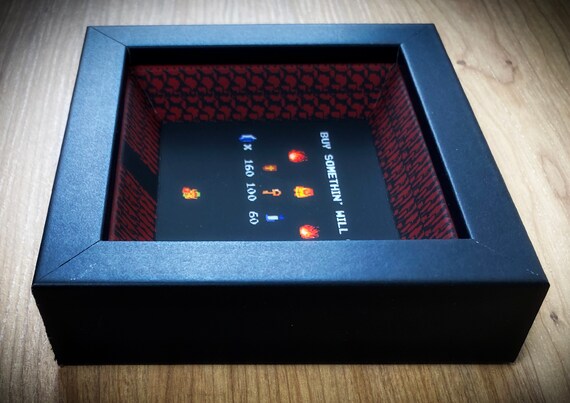 Nintendo Legend of Zelda Shadow Box 3D Effect Wall Art | Etsy
