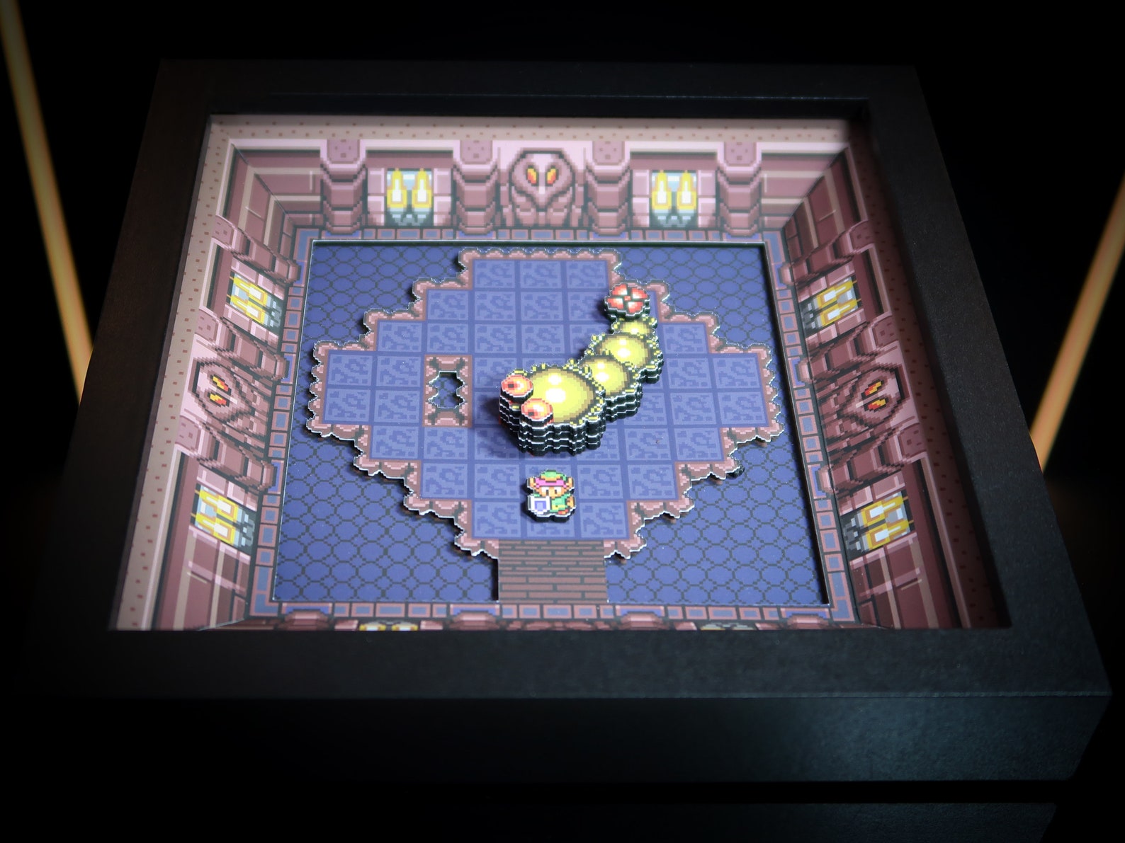 Nintendo - Zelda A Link to the Past - Shadow Box - 3D Effect - Wall Art ...