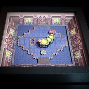 Nintendo - Zelda A Link to the Past - Shadow Box - 3D Effect - Wall Art ...