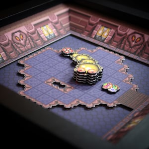 Nintendo - Zelda A Link to the Past - Shadow Box - 3D Effect - Wall Art ...