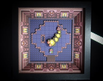 Nintendo - Zelda A Link to the Past - Shadow Box - 3D Effect - Wall Art ...