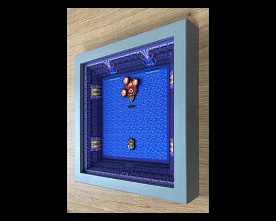 Nintendo Zelda A Link to the Past Shadow Box 3D Effect | Etsy