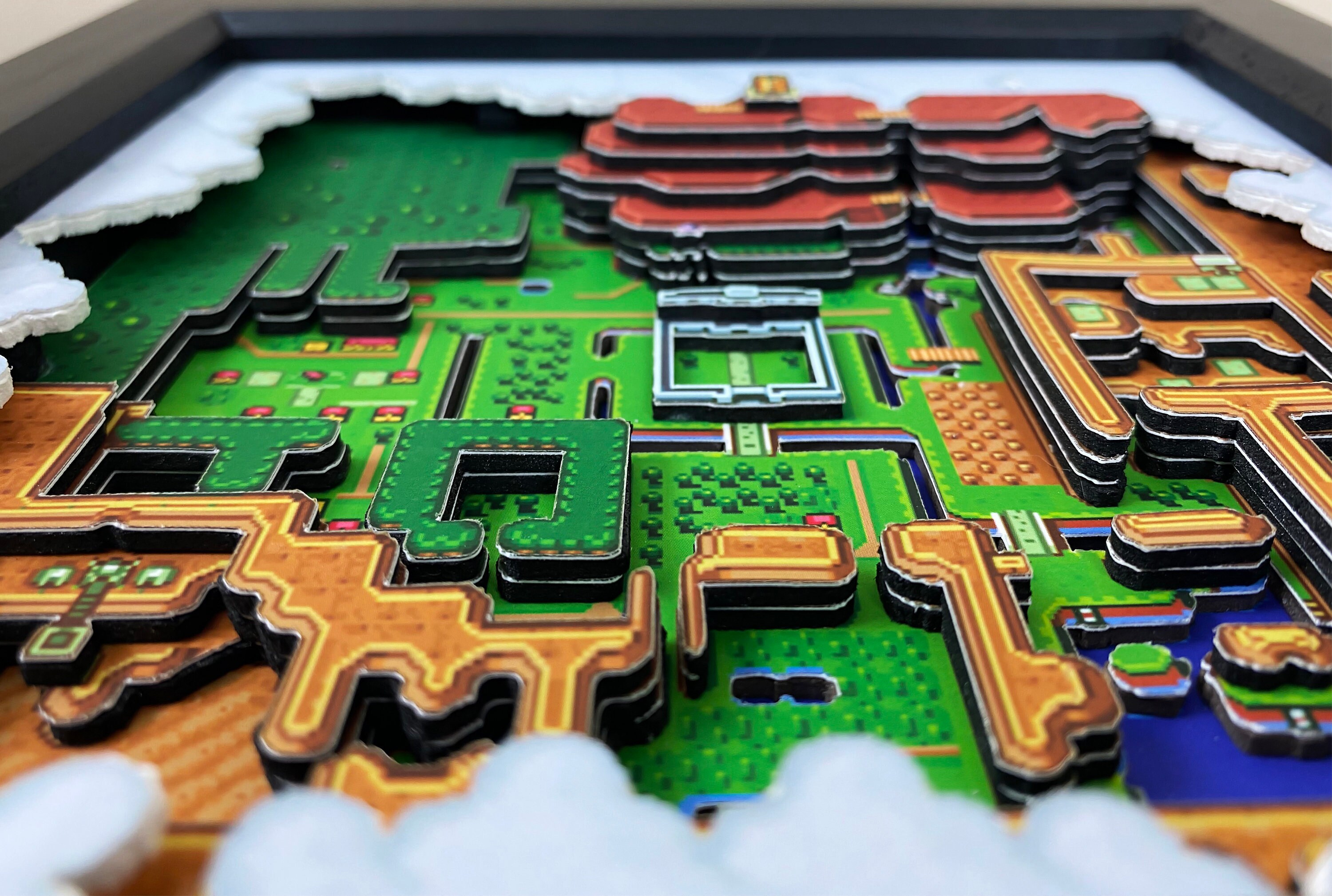 Nintendo Zelda A Link to the Past Shadow Box 3D Effect - Etsy