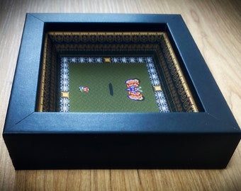 Nintendo Zelda A Link to the Past Shadow Box 3D Effect - Etsy UK