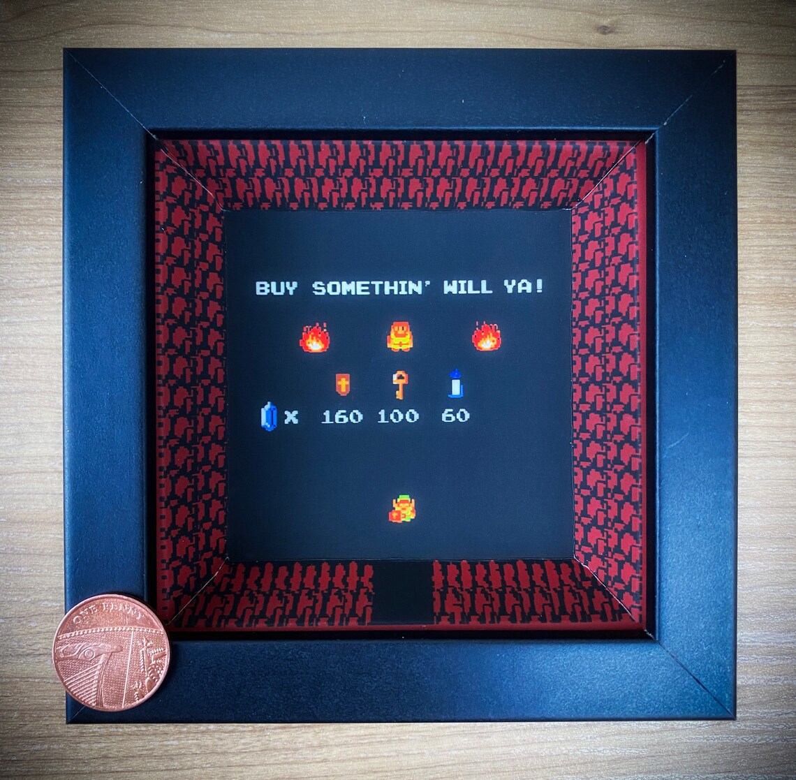 Nintendo Legend of Zelda Shadow Box 3D Effect Wall Art - Etsy