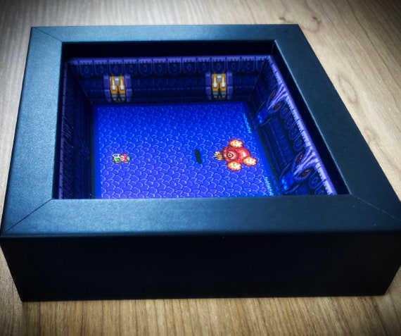 Nintendo Zelda A Link to the Past Shadow Box 3D Effect | Etsy